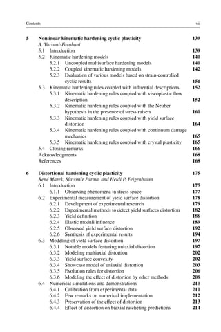 Cyclic Plasticity Of Metals Modeling Fundamentals And Applications ...