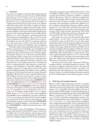 VaTEST III: Validation of 8 Potential Super-Earths from TESS Data | PDF ...