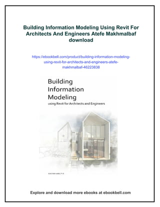 Building Information Modeling Using Revit For Architects And Engineers ...
