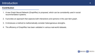 Graph Neural Networks for Social Recommendation.pptx | Social Networking | Internet