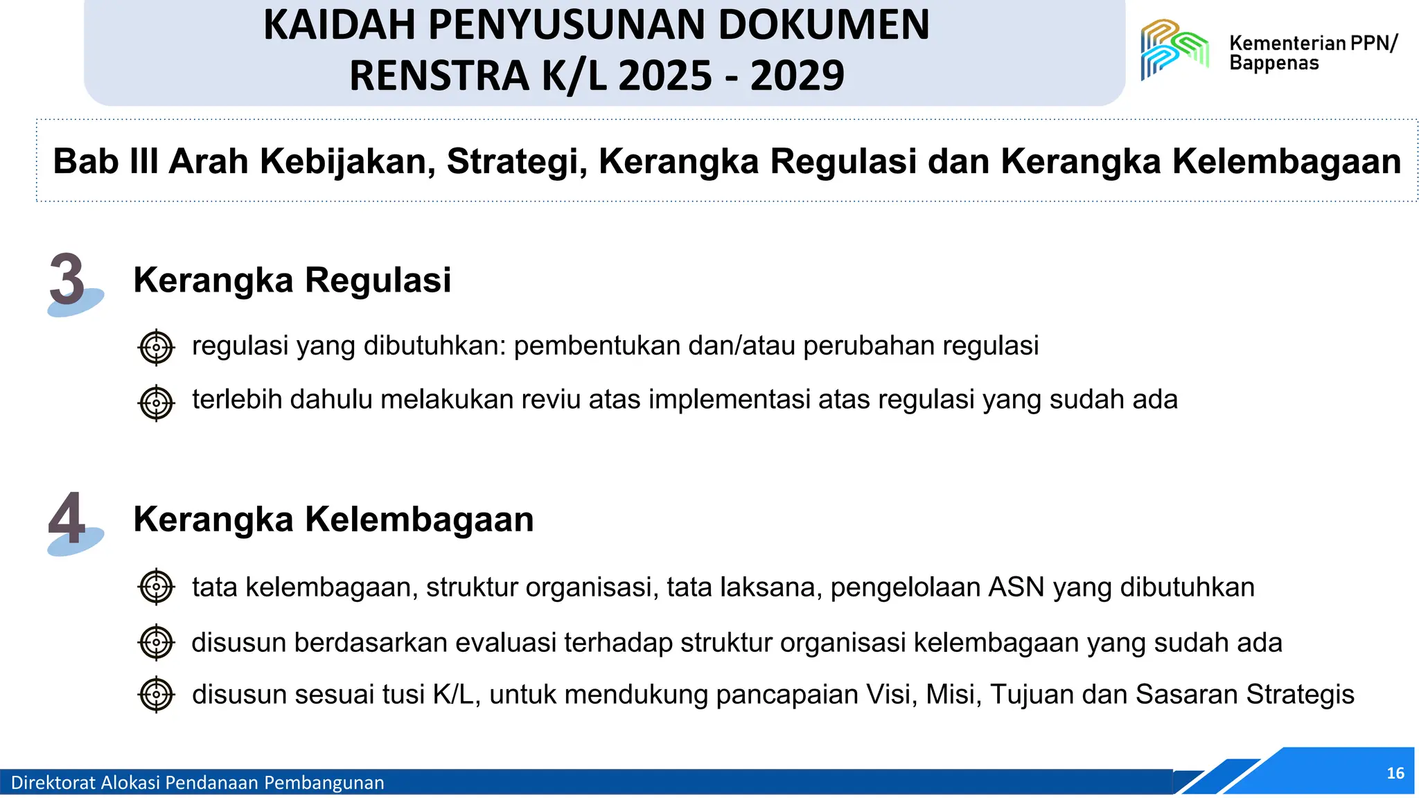 Penyusunan dan Penelahaan Renstra Kementerian | PDF