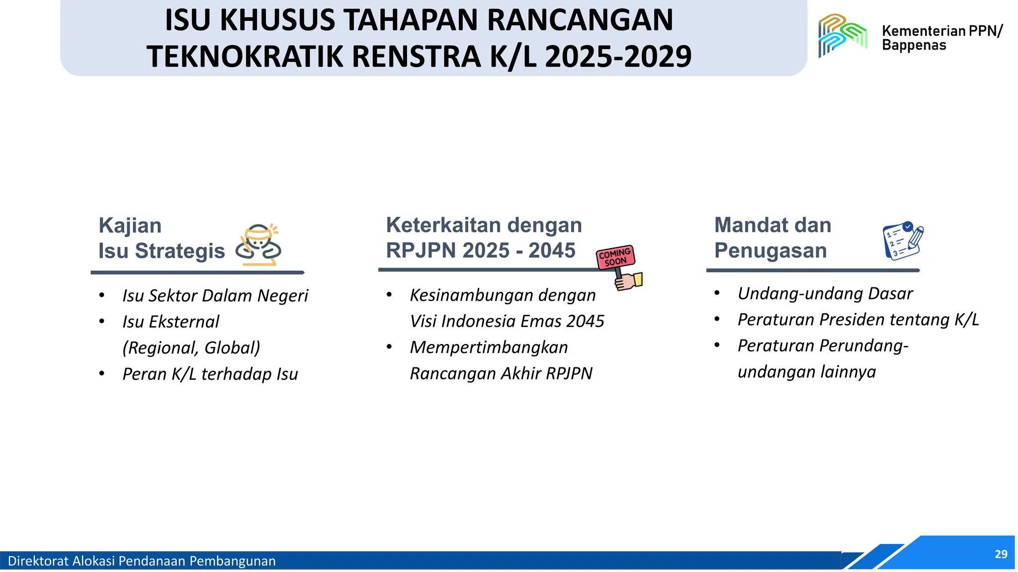 Penyusunan dan Penelahaan Renstra Kementerian | PDF