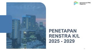 Penyusunan dan Penelahaan Renstra Kementerian | PDF