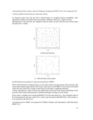 CLUSTERING ALGORITHMS FOR HETEROGENEOUS WIRELESS SENSOR NETWORKS – A BRIEF SURVEY | PDF ...