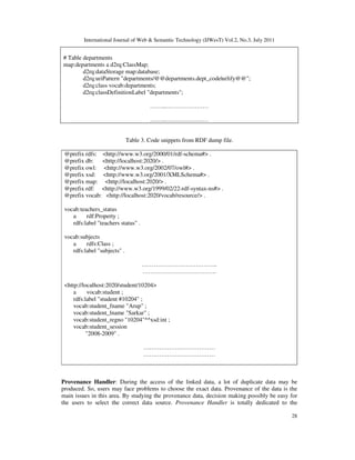 Linked Data Generation for the University Data From Legacy Database | PDF