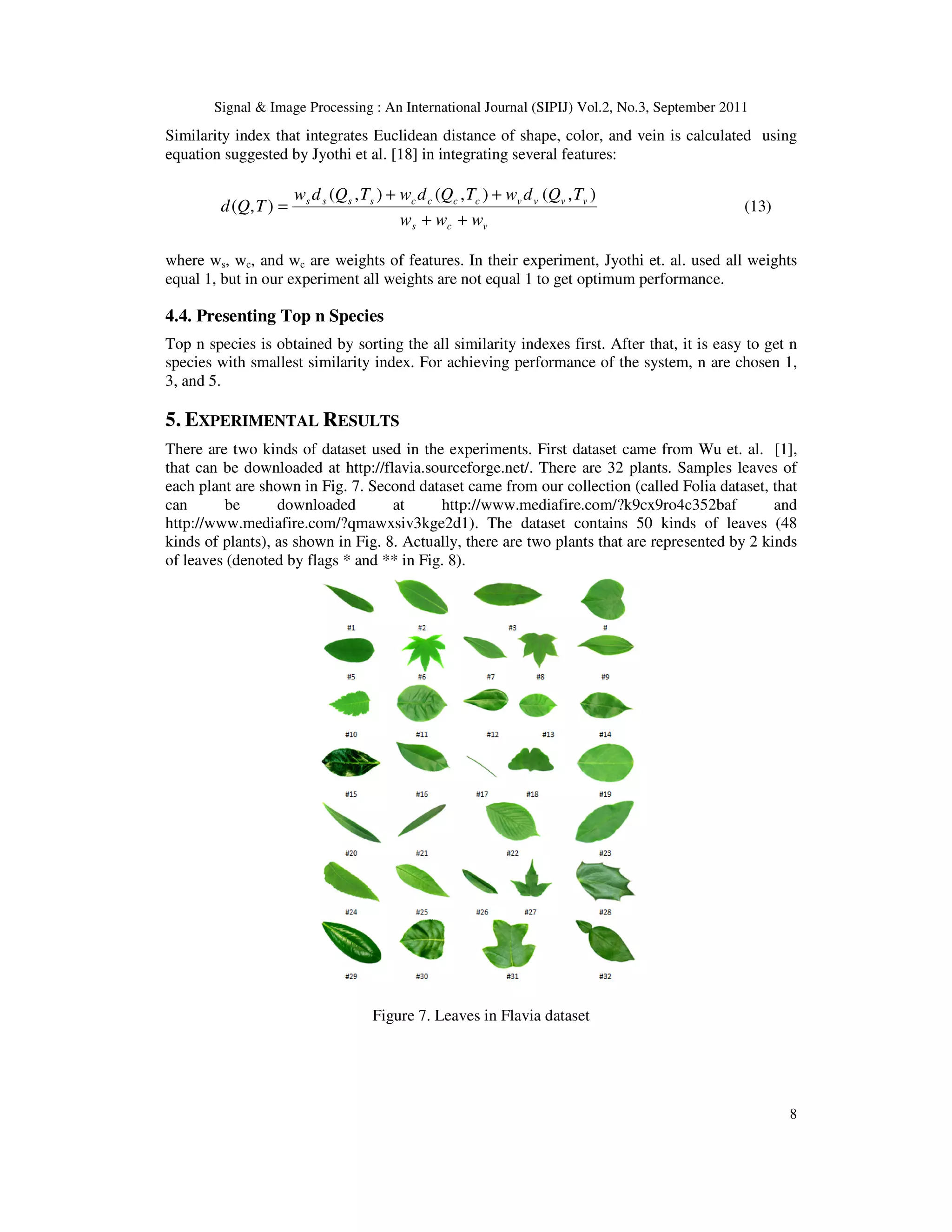 Foliage Plant Retrieval Using Polar Fourier Transform, Color Moments and Vein Features | PDF ...