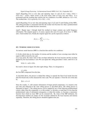 Signal Processing of Radar Echoes Using Wavelets and Hilbert Huang Transform | PDF