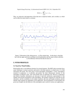 Signal Processing of Radar Echoes Using Wavelets and Hilbert Huang Transform | PDF