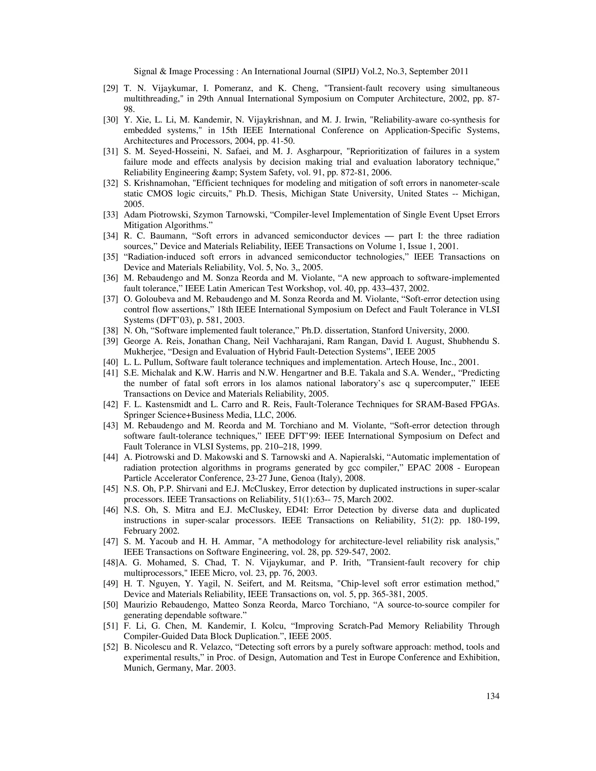 An Efficient Approach Towards Mitigating Soft Errors Risks | PDF