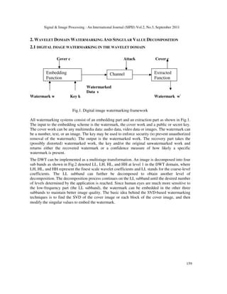A Wavelet Based Hybrid SVD Algorithm for Digital Image Watermarking | PDF
