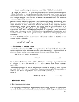 A Wavelet Based Hybrid SVD Algorithm for Digital Image Watermarking | PDF