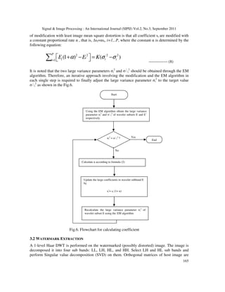 A Wavelet Based Hybrid SVD Algorithm for Digital Image Watermarking | PDF