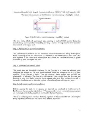 A Fault Dictionary-Based Fault Diagnosis Approach for CMOS Analog Integrated Circuits | PDF
