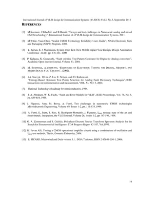 A Fault Dictionary-Based Fault Diagnosis Approach for CMOS Analog Integrated Circuits | PDF