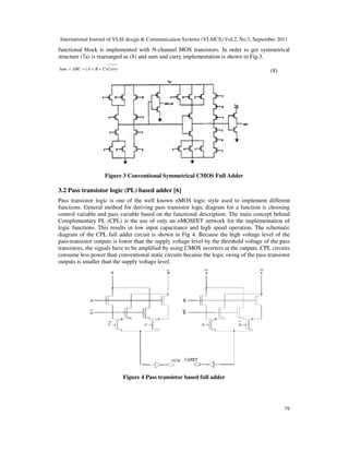 POWER COMPARISON OF CMOS AND ADIABATIC FULL ADDER CIRCUITS | PDF