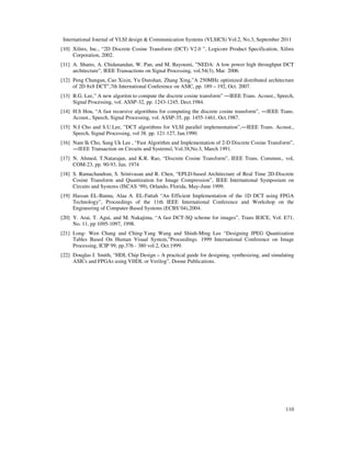 Pipelined Architecture of 2D-DCT, Quantization and ZigZag Process for JPEG Image Compression ...