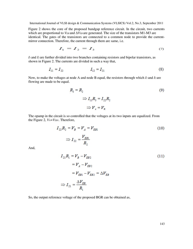 DESIGN OF A CMOS BANDGAP REFERENCE WITH LOWTEMPERATURE COEFFICIENT AND HIGH POWER SUPPLY ...