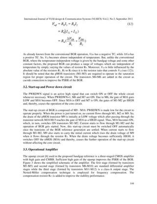 DESIGN OF A CMOS BANDGAP REFERENCE WITH LOWTEMPERATURE COEFFICIENT AND ...
