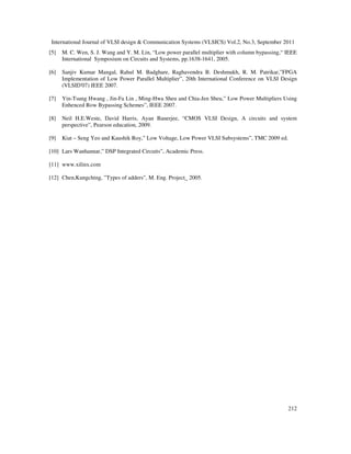 Braun’s Multiplier Implementation using FPGA with Bypassing Techniques. | PDF