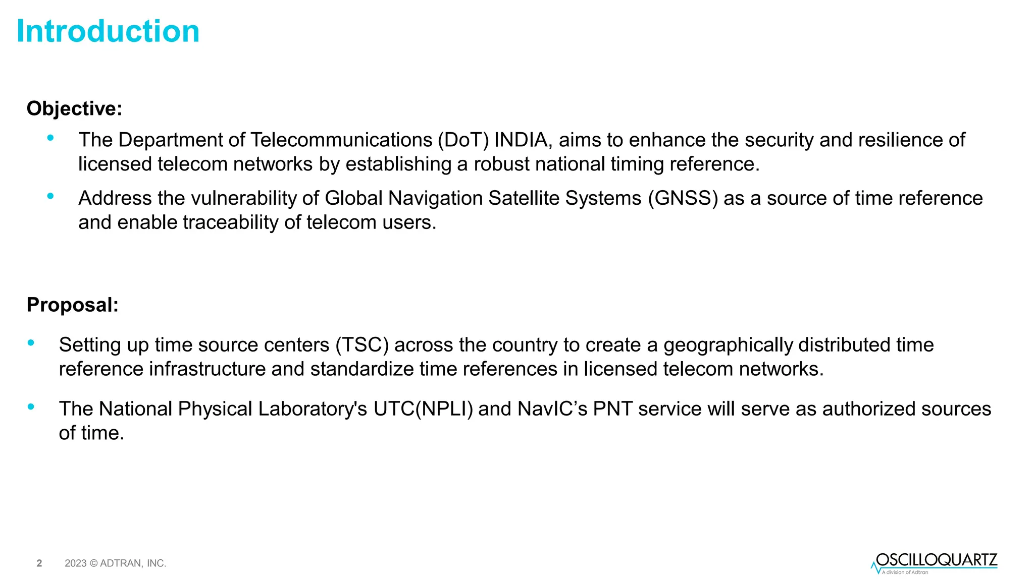 National plan for distribution of time and frequency | PDF