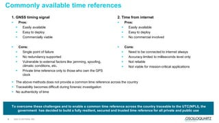 National plan for distribution of time and frequency | PDF