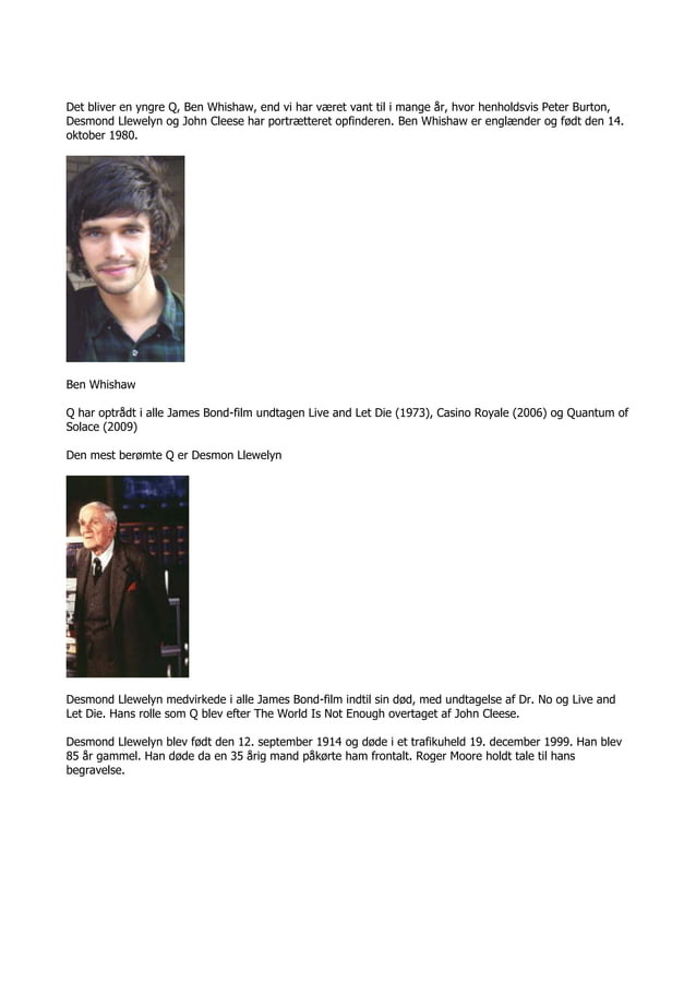 Skyfall (Danish text) | PDF