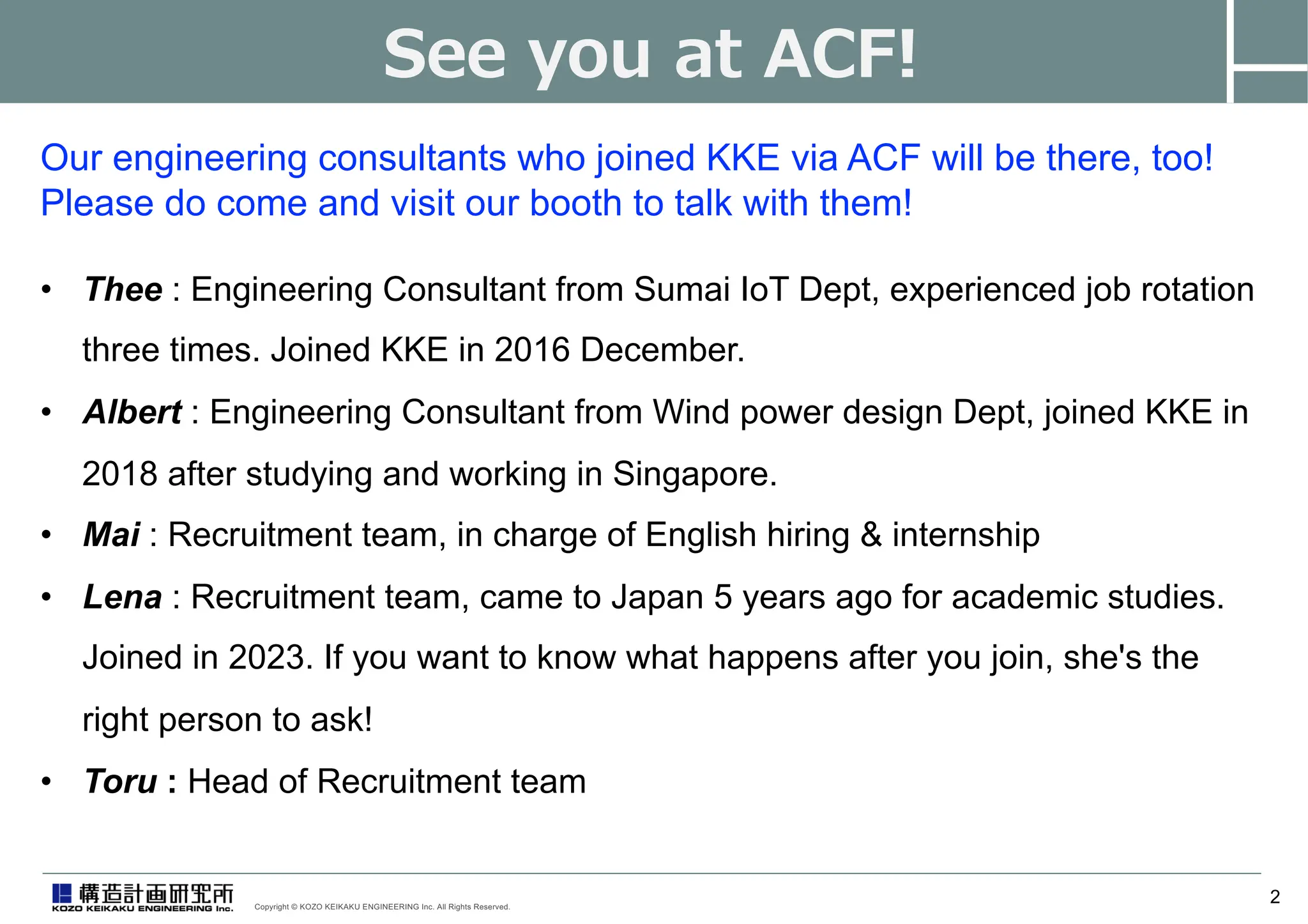 ACF2024 - KOZO KEIKAKU ENGINEERING | PDF
