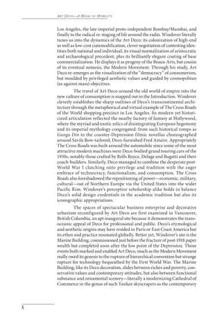 Art Deco A Mode Of Mobility Patrimoine Michael Windover | PDF