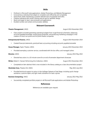 Benjamin Griffith Resume LinkedIn | PDF