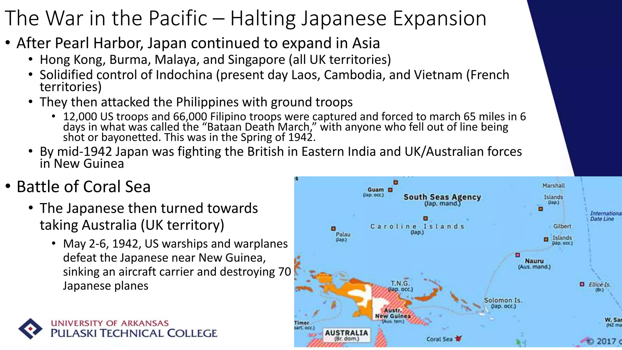 2312 Ground Pacific Front, Atomic Bomb, Aftermath | PPT