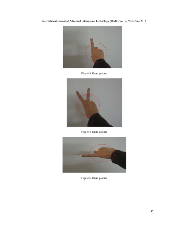 Gesture Based Interface Using Motion and Image Comparison | PDF
