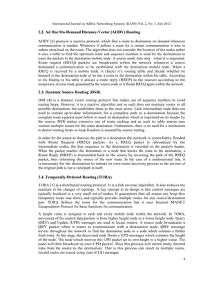 Performance Analysis of Mobile Adhoc Network Routing Protocols Over Tcp | PDF