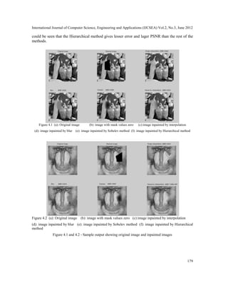 Hierarchical Approach for Total Variation Digital Image Inpainting | PDF