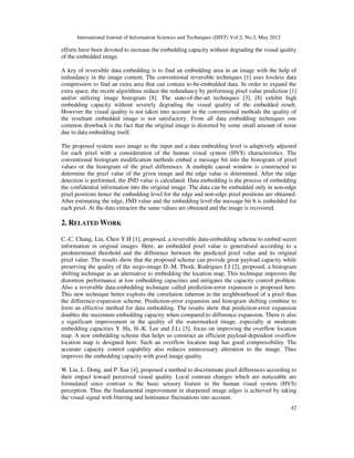 MULTIPLE CAUSAL WINDOW BASED REVERSIBLE DATA EMBEDDING | PDF
