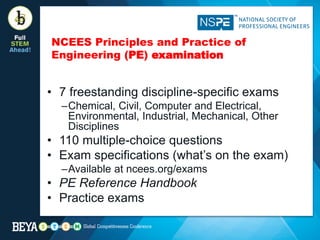 Licensure as a Professional Engineer -- Its Value and the Steps to Take ...