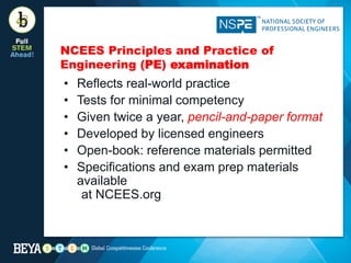 Licensure as a Professional Engineer -- Its Value and the Steps to Take ...