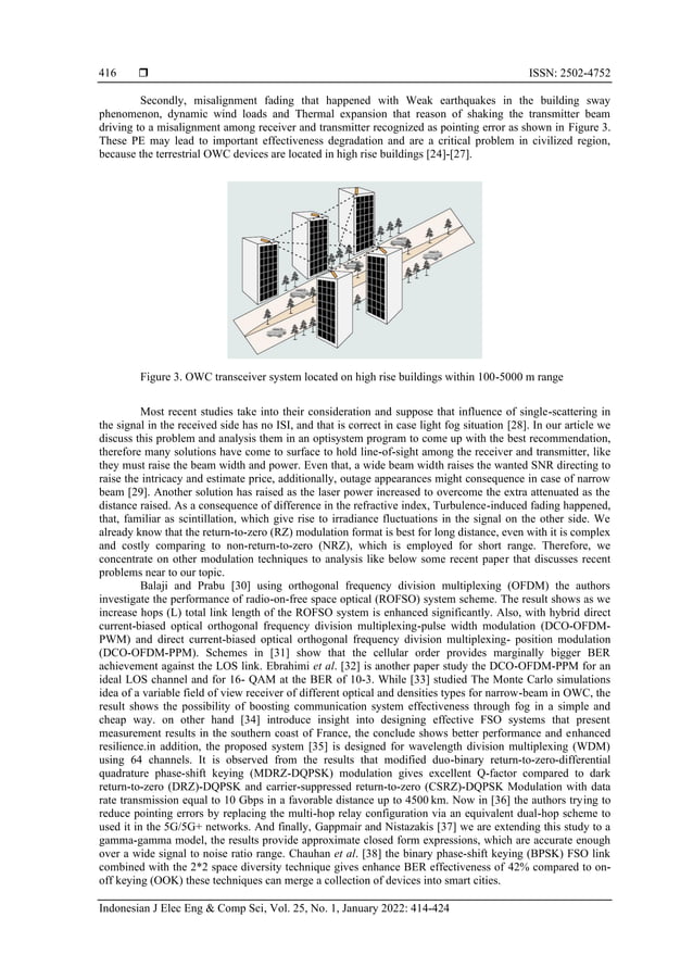 Fog attenuation penalty analysis in terrestrial optical wireless communication-modified duo ...