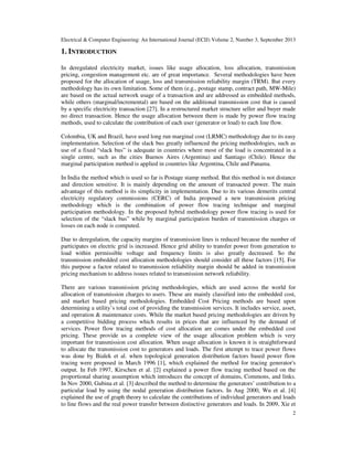 A MULTIPURPOSE MATRICES METHODOLOGY FOR TRANSMISSION USAGE, LOSS AND ...