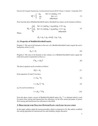 A MULTIPURPOSE MATRICES METHODOLOGY FOR TRANSMISSION USAGE, LOSS AND ...