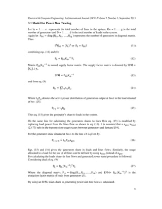 A MULTIPURPOSE MATRICES METHODOLOGY FOR TRANSMISSION USAGE, LOSS AND RELIABILITY MARGIN ...