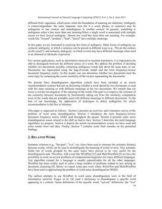 IJNLC 2013 - Ambiguity-Aware Document Similarity | PDF | Computing ...