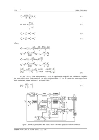 Speed Control of 3-phase Induction Motors under Fault Conditions ...