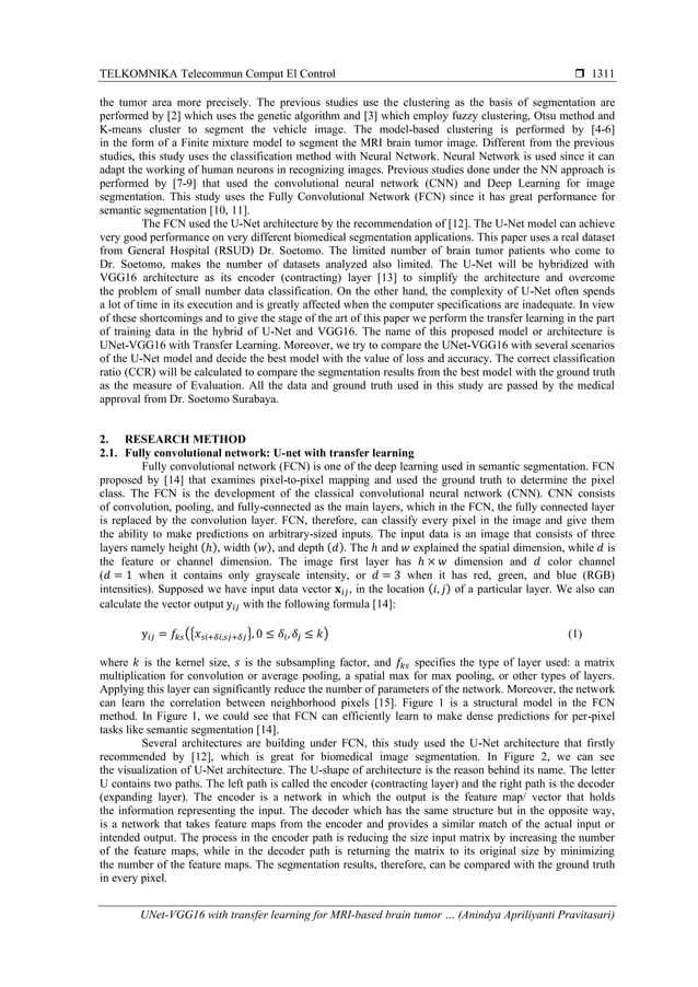 Unet Vgg16 With Transfer Learning For Mri Based Brain Tumor Segmentation Pdf Brain And