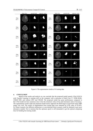 UNet-VGG16 with transfer learning for MRI-based brain tumor ...