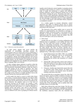 Design of an IT Capstone Subject - Cloud Robotics | PDF