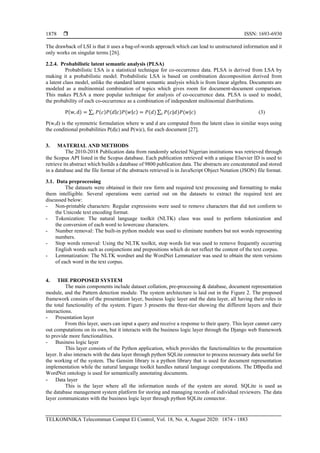 Semantics-based clustering approach for similar research area detection | PDF