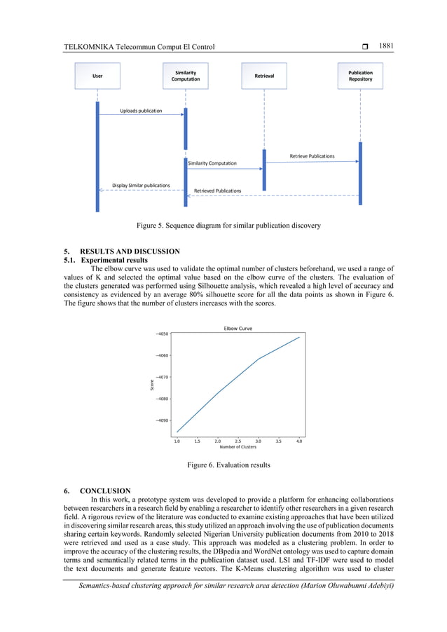 Semantics-based clustering approach for similar research area detection | PDF