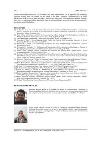 Community reporting system: road violation | PDF