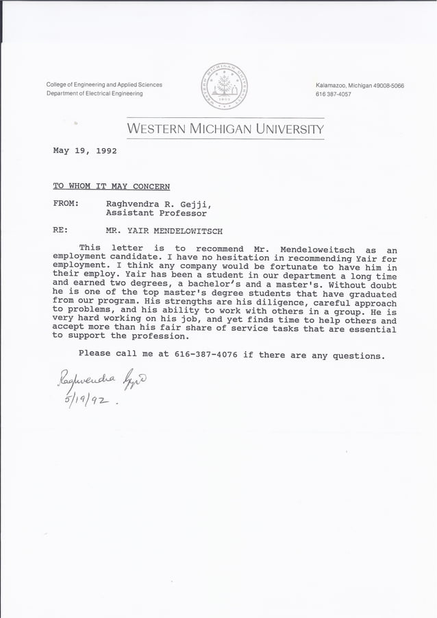 Gejji rec letter | PDF