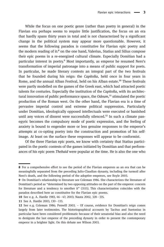Flavian Epic Interactions Gesine Manuwald Astrid Voigt | PDF